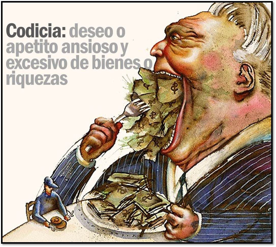 La avaricia el amor al dinero - prestatips