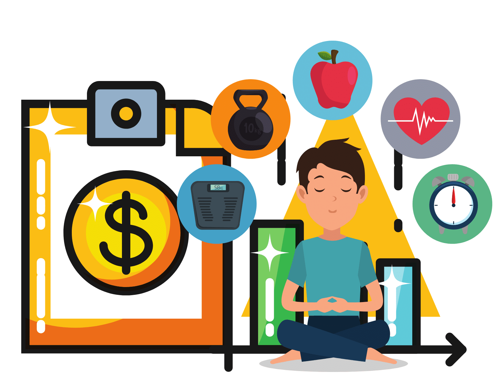 Equilibra tus finanzas para un estilo de vida saludable - prestatips